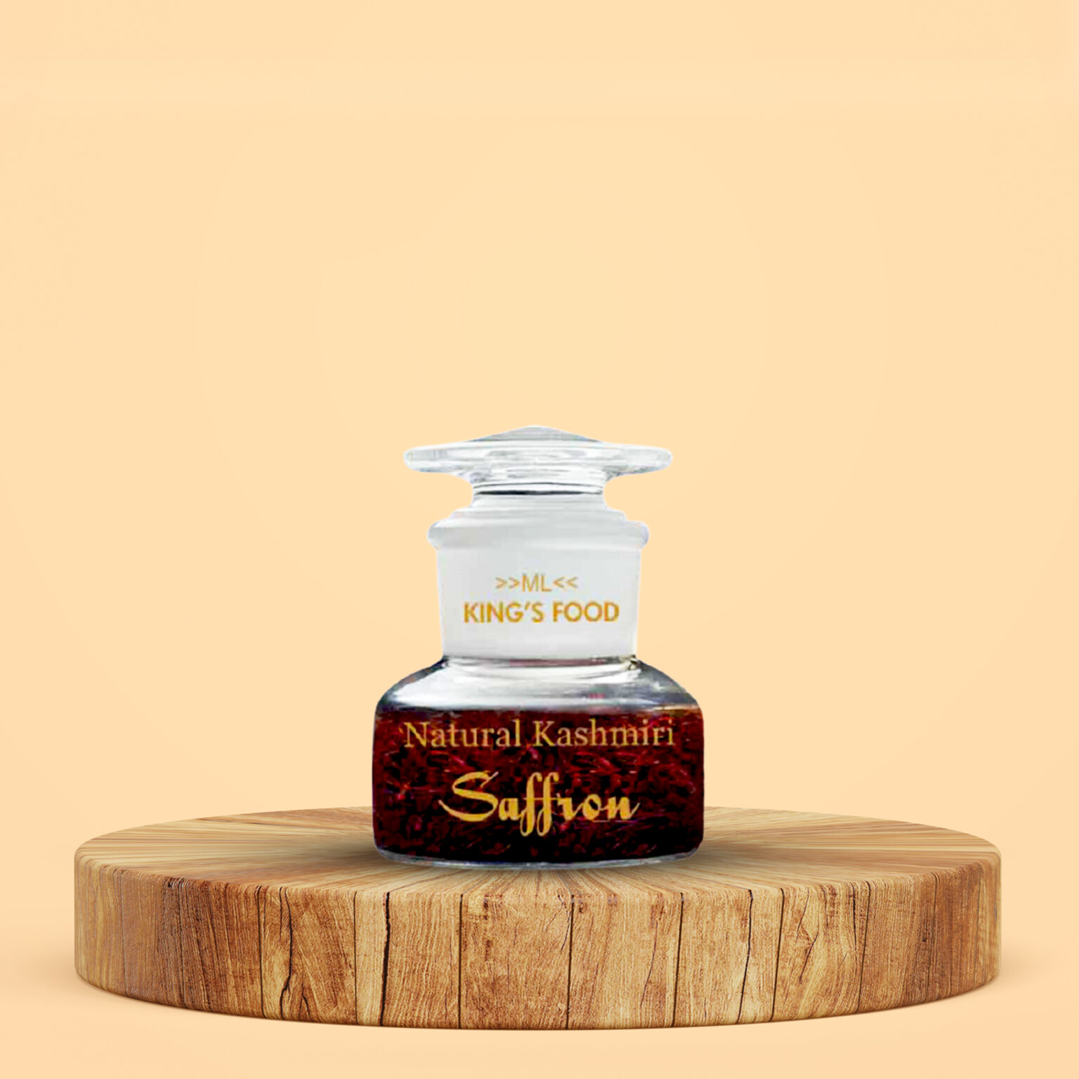 Grade ‘1’ Kashmiri Saffron-2 gm in Borosil Bottle – ML Kingfood